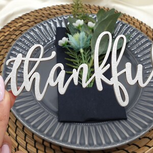 Custom Thanksgiving Place Cards, Thankful Place Cards, Personalized ...