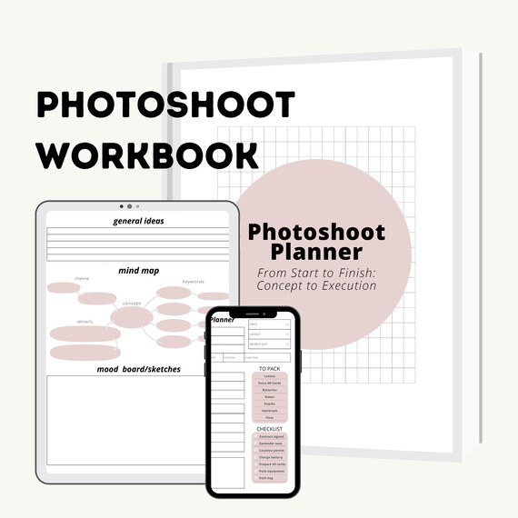 Photoshoot Worksheet for Photographers | Etsy