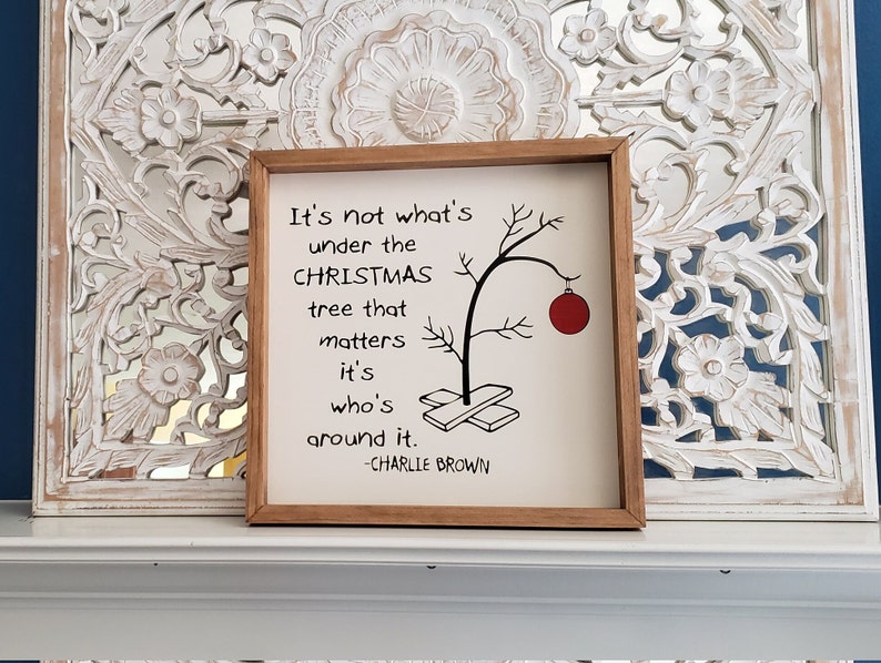 It's Not What's Under the Christmas Tree That Matters - Etsy