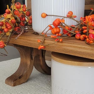 Large Wood Riser (elevated) - Tablescape Decor - Display Riser ...