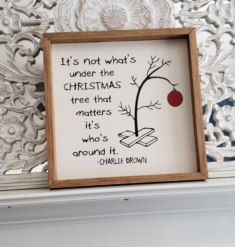 It's Not What's Under the Christmas Tree That Matters - Etsy