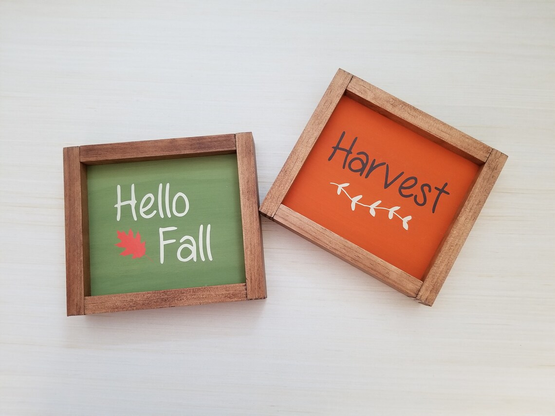 FALL/THANKSGIVING set of 4 - Etsy