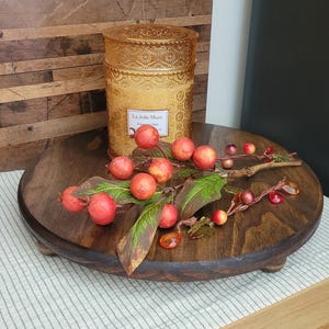 Round Wood Riser - NEW Custom Sizes 14"/15" (rounded Edge Style) - Home ...