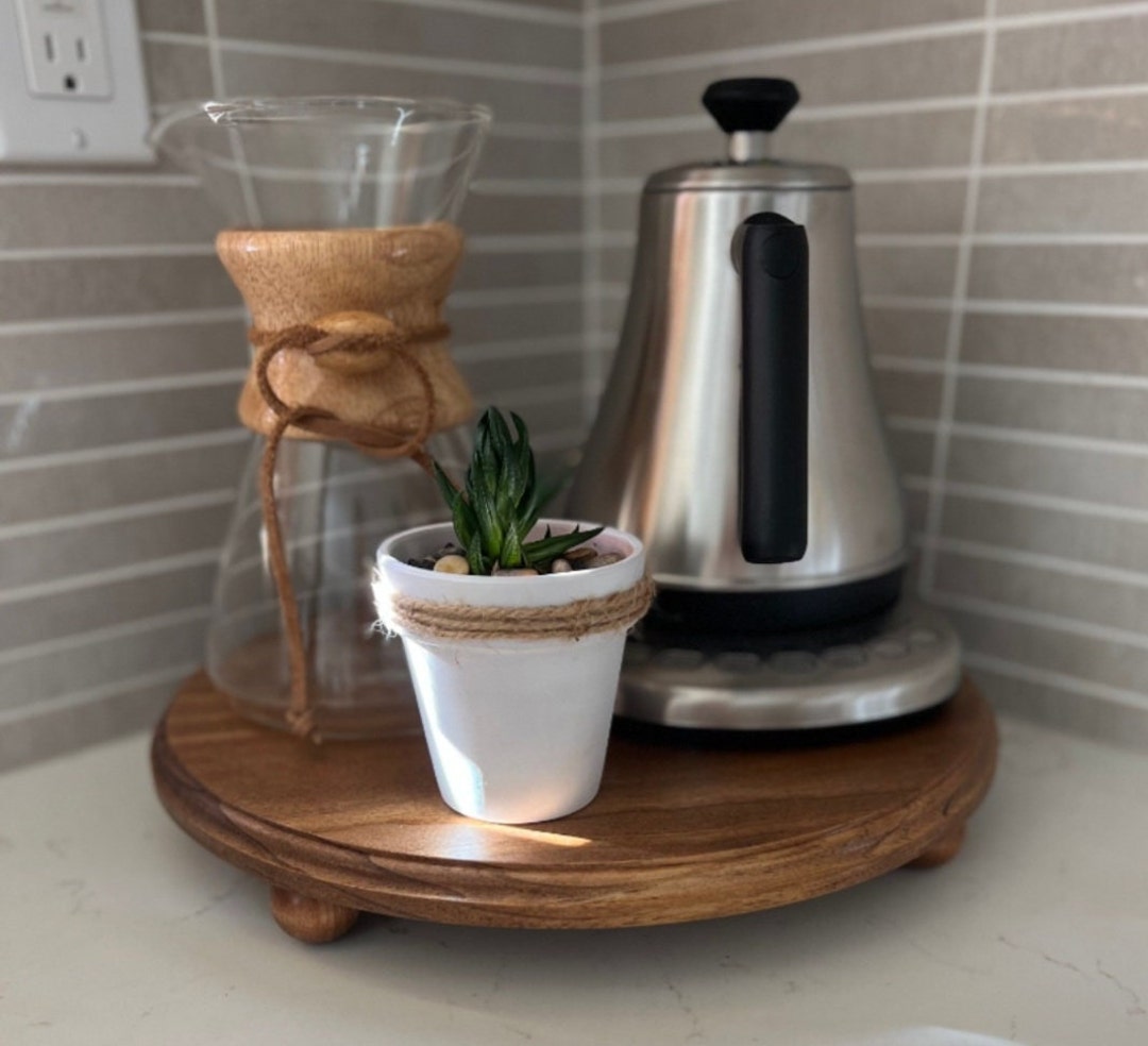 Round Wood Riser - NEW Custom Sizes 14"/15" - Home Decor - Kitchen ...