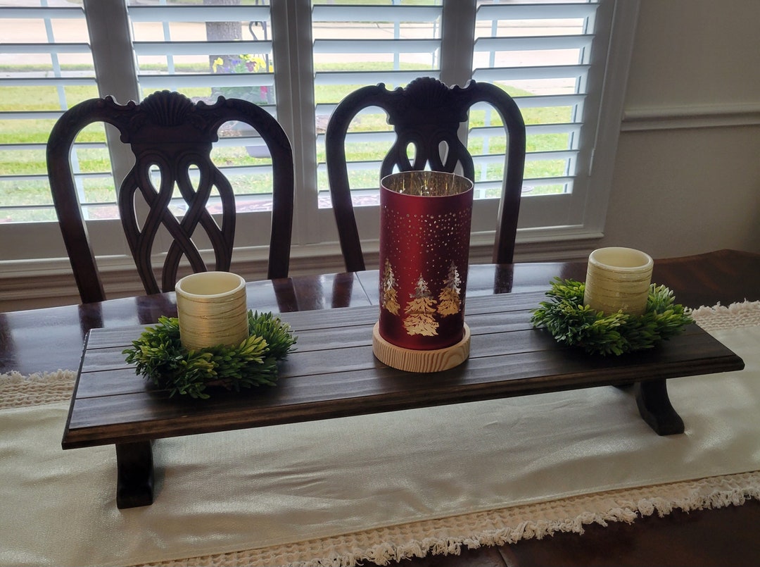 Large Wood Riser (elevated) - Tablescape Decor - Display Riser ...