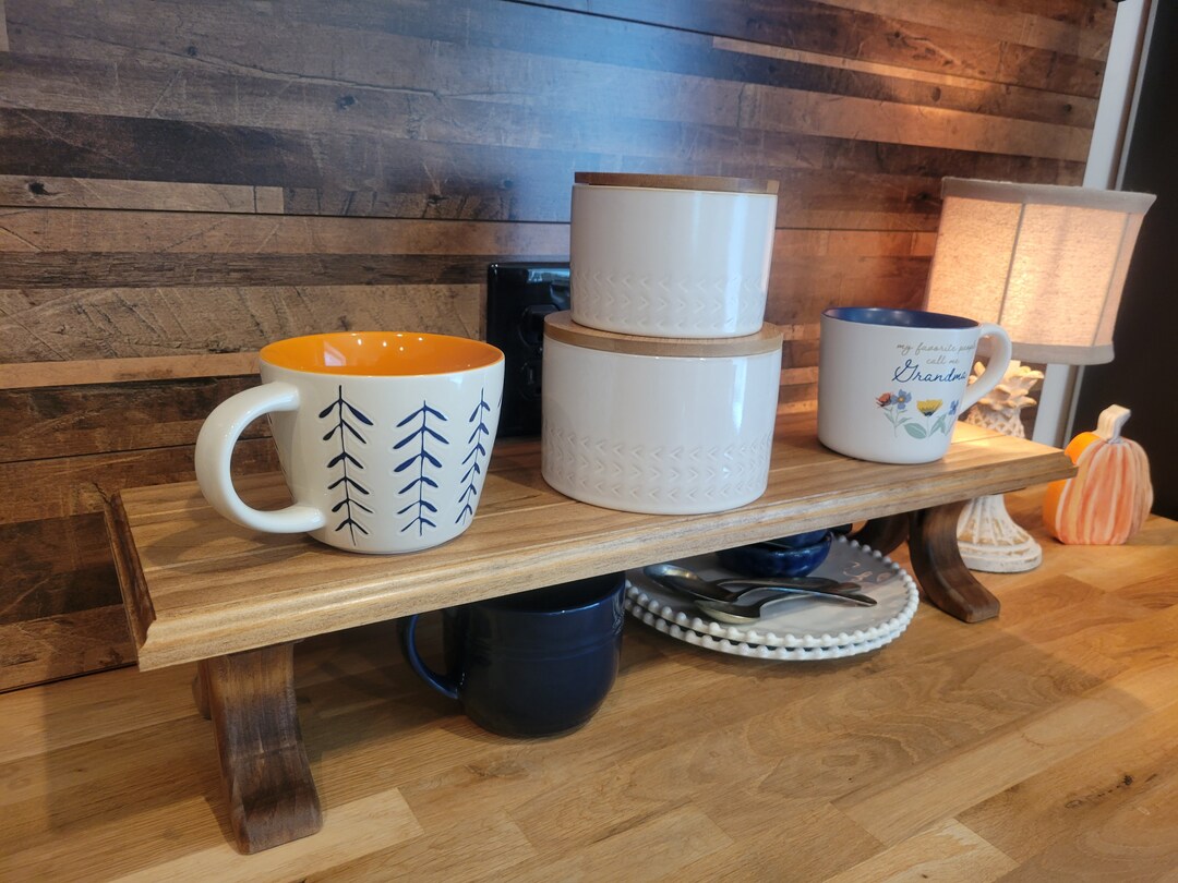 Large Wood Riser elevated Tablescape Decor Display Riser - Etsy