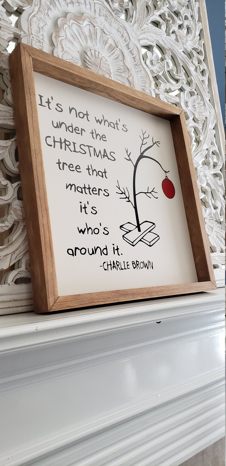 It's Not What's Under the Christmas Tree That Matters - Etsy