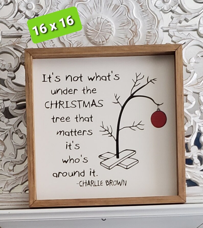 It's Not What's Under the Christmas Tree That Matters - Etsy