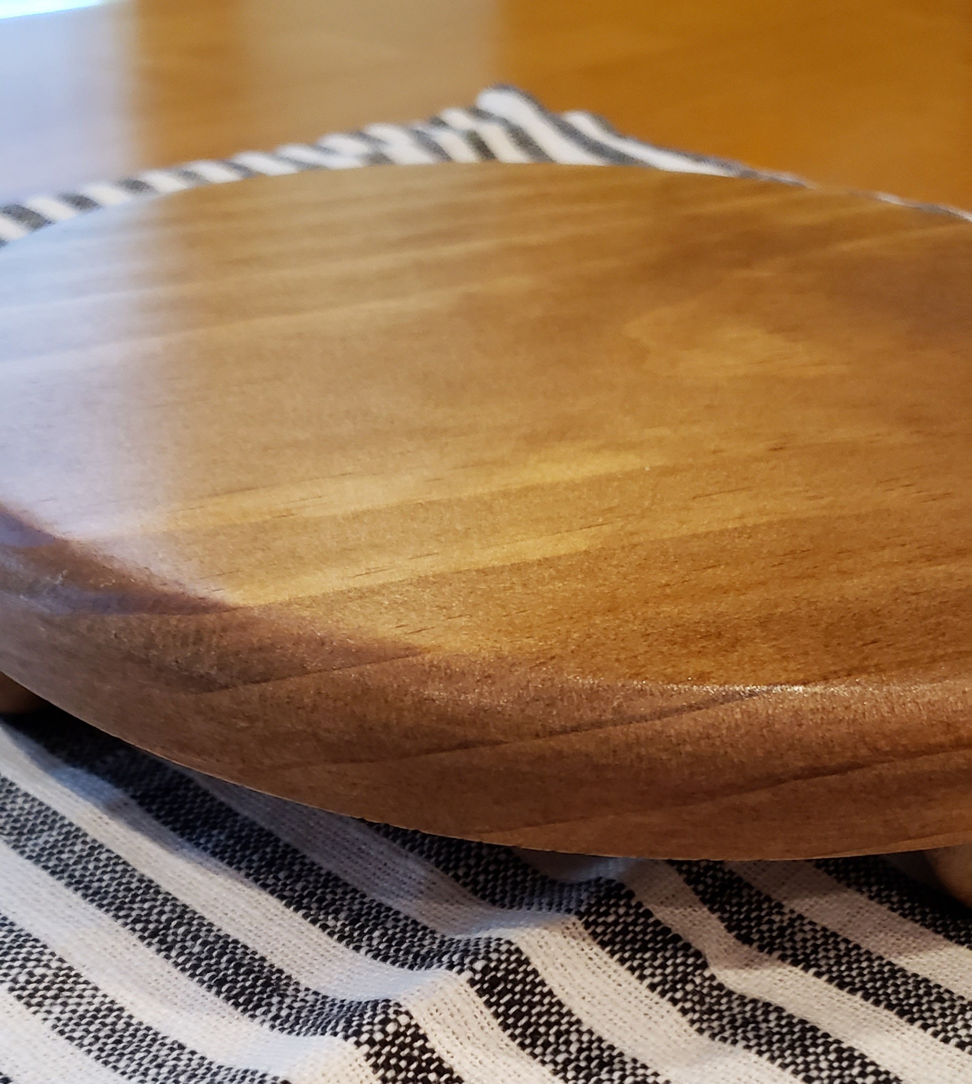 Round Wood Riser with Rounded Edges Kitchen Riser Home - Etsy