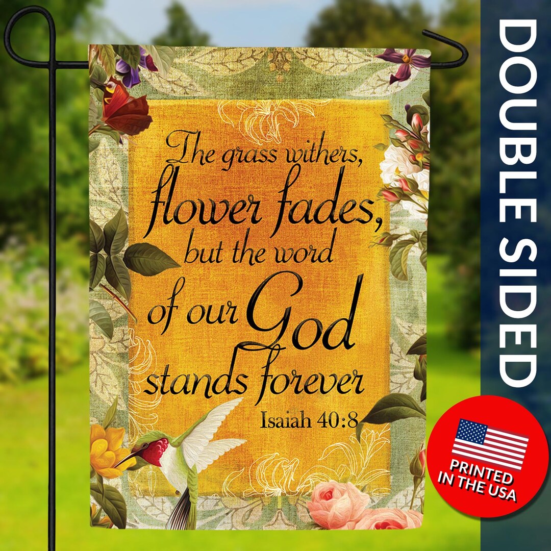Scripture Garden Flag – Bible Verse Garden Flag, Christian Flag ...