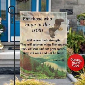 Scripture Garden Flag – Bible Verse Flag, Bible Quote Garden Flag ...