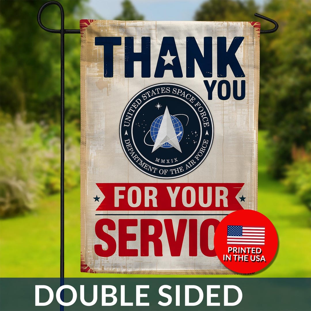 Space Force Flag – Double Sided Military Appreciation Service Banner - Etsy