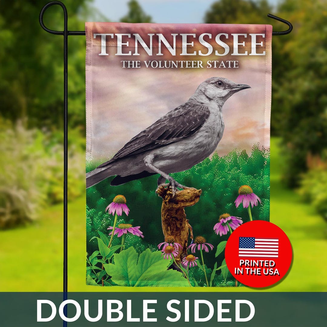 Tennessee Volunteer State Double Sided Flag - Mockingbird Flag ...
