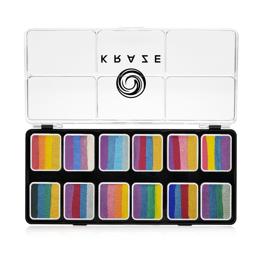 Kraze FX Splash Glam Metallic Face Paint Palette, Perfect Face Painting ...