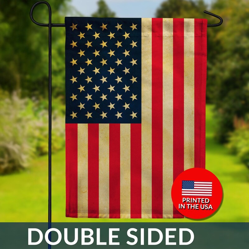 Tea Stained Flag - Etsy