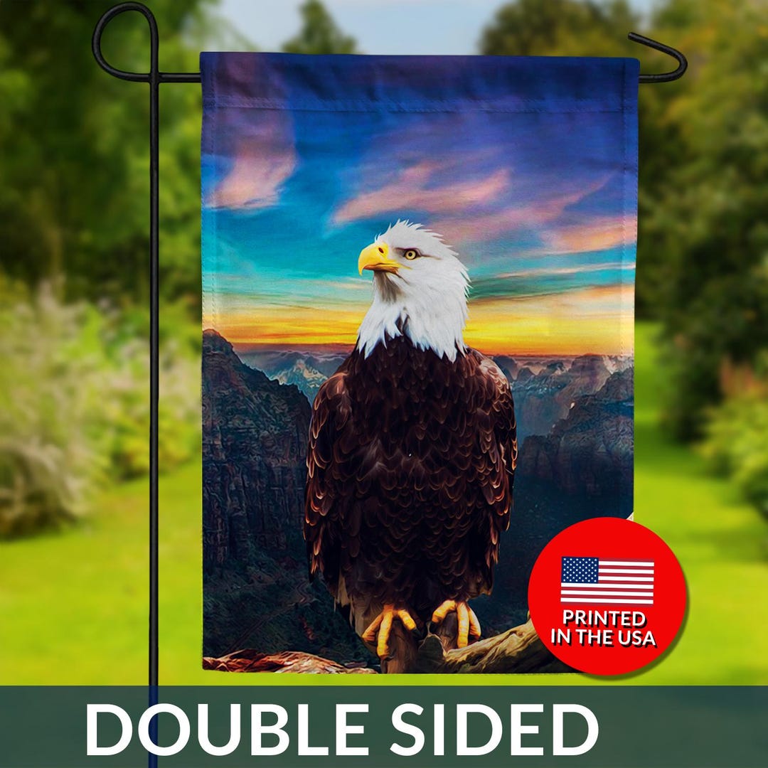Regal Eagle Flag – Mountain Majesty, Double Sided - Etsy