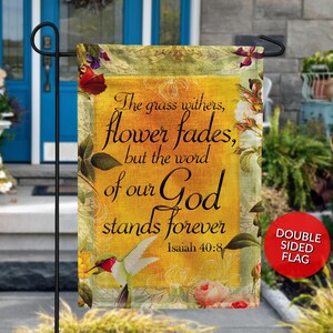 Scripture Garden Flag – Bible Verse Garden Flag, Christian Flag ...