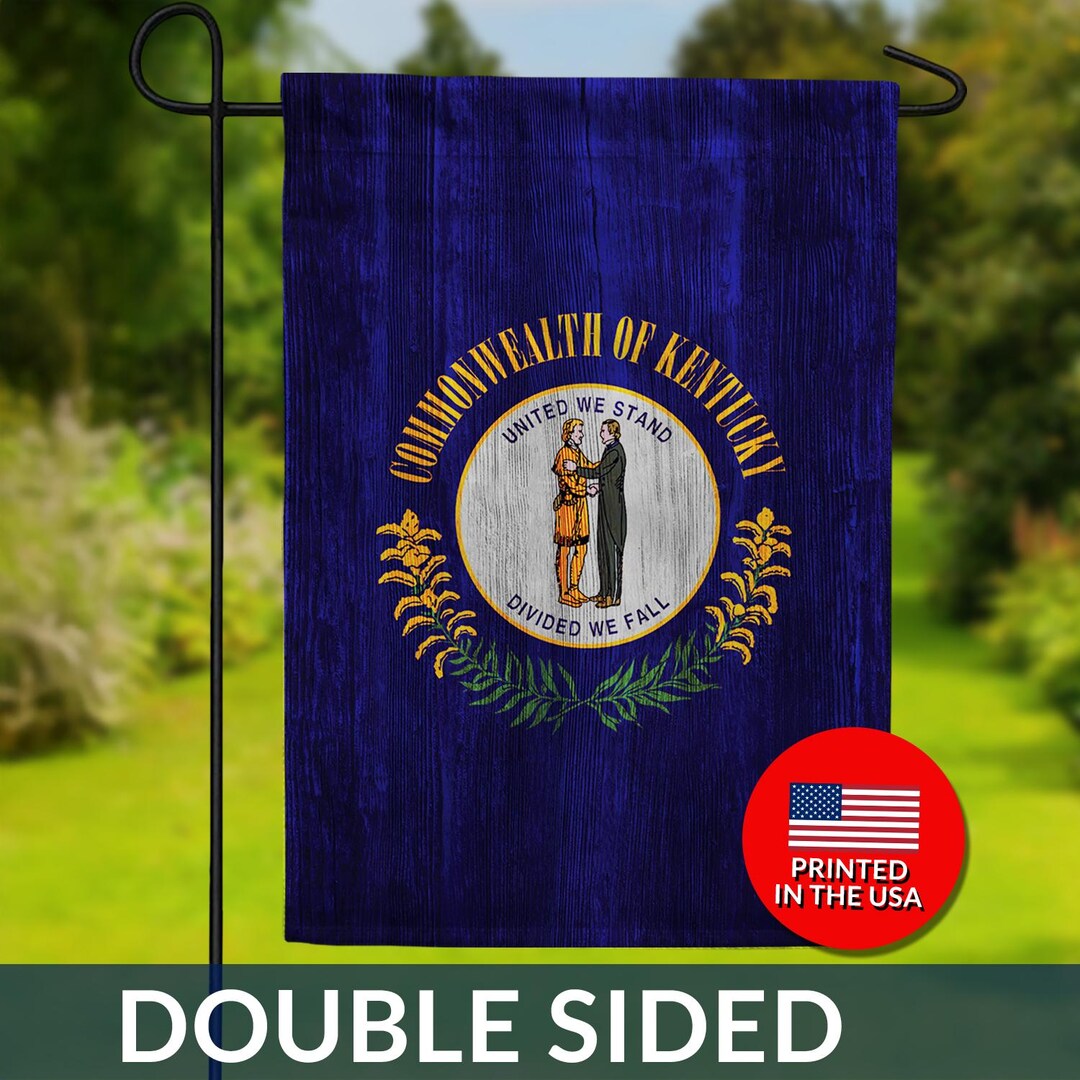 Kentucky State Flag – Wood Grain Design, Bluegrass State Pride - Etsy