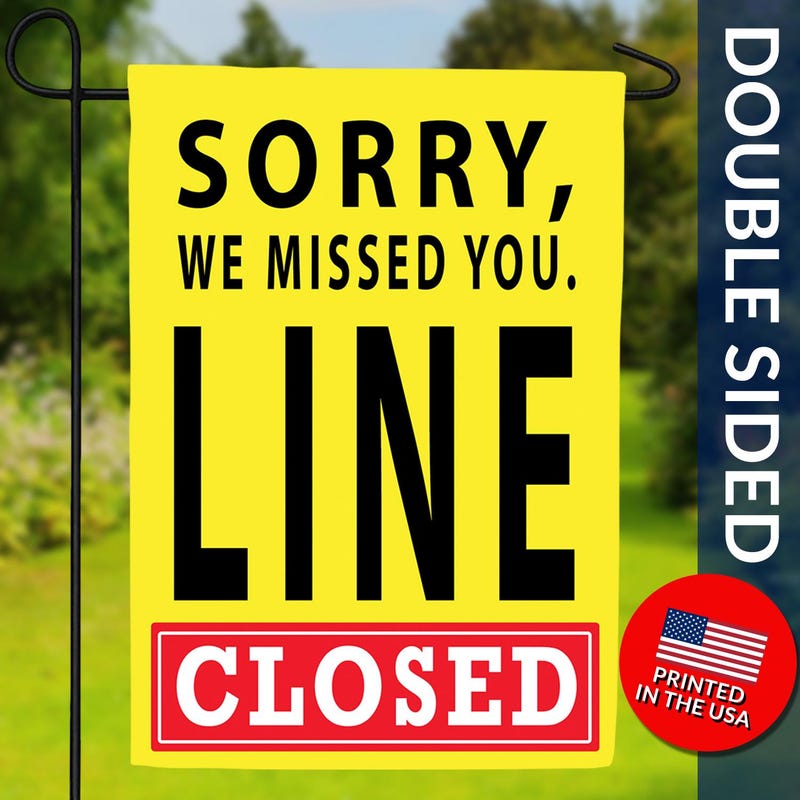 Sorry We Missed You Sign - Etsy