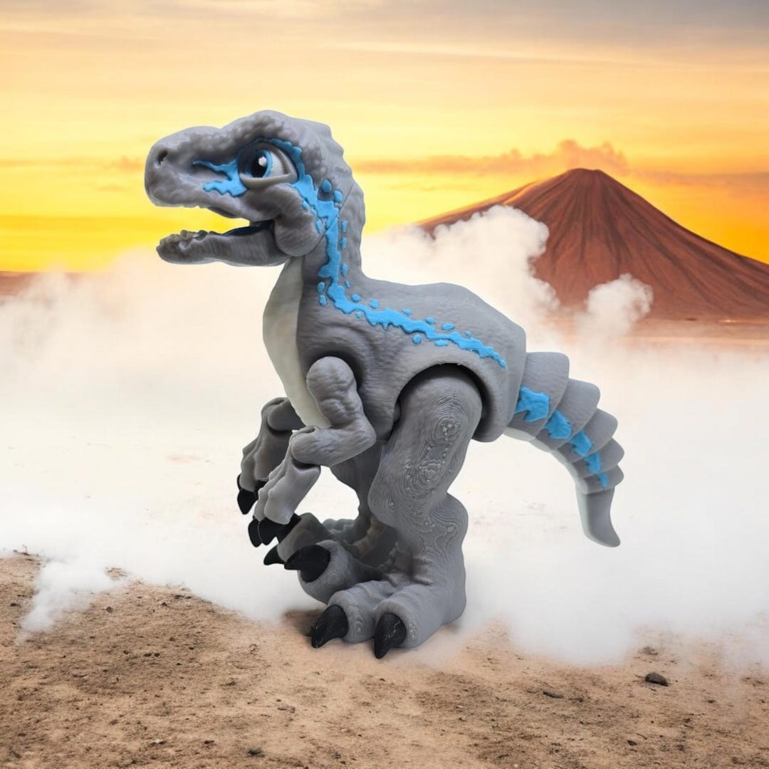 Mini Articulated Velociraptor Figurine - Perfect for Dinosaur Lovers ...