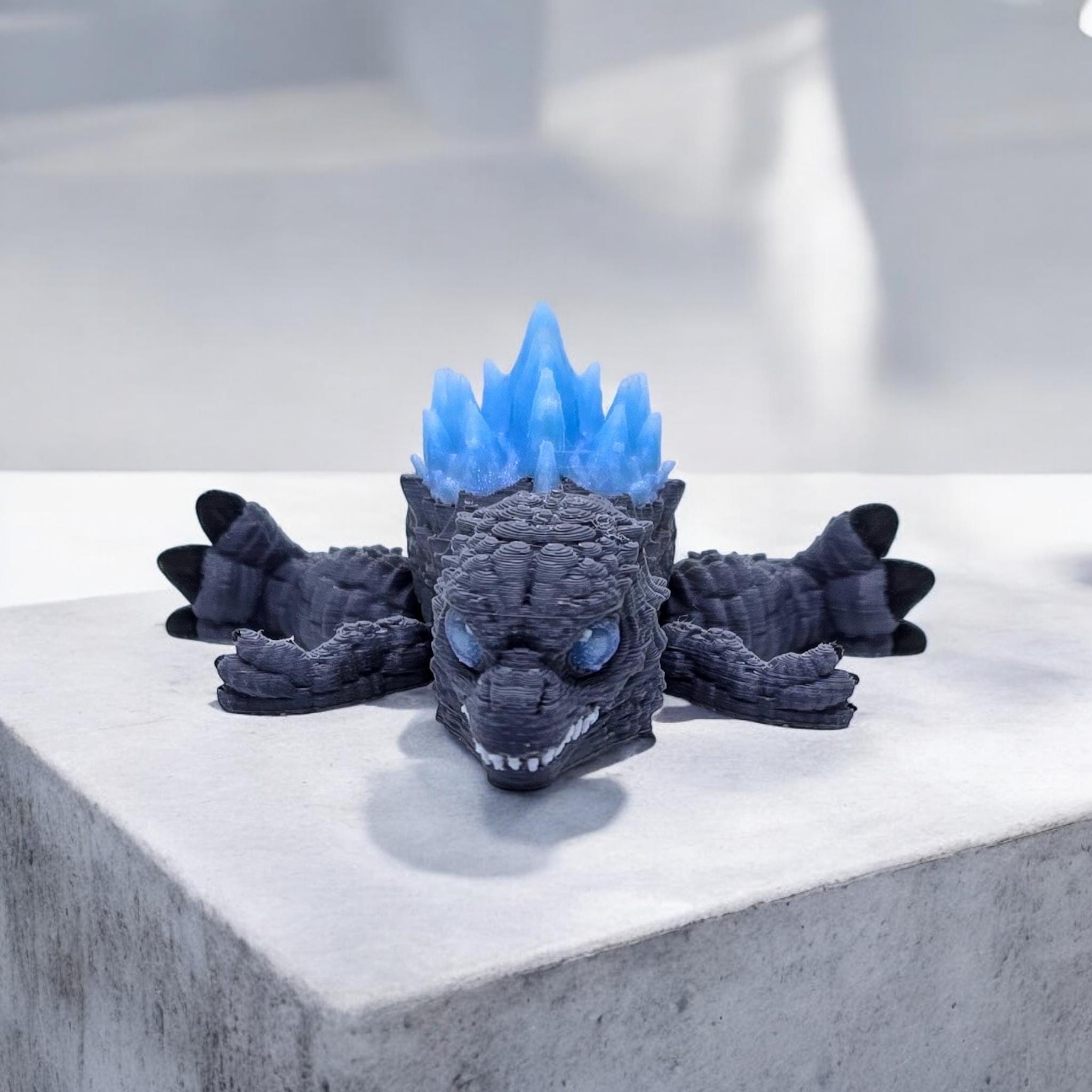 Mini Articulated Godzilla Figurine - Perfect for Monster Lovers, Unique ...