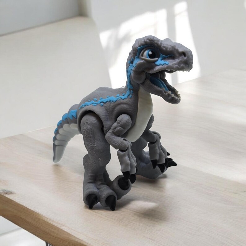 Mini Articulated Velociraptor Figurine - Perfect for Dinosaur Lovers ...