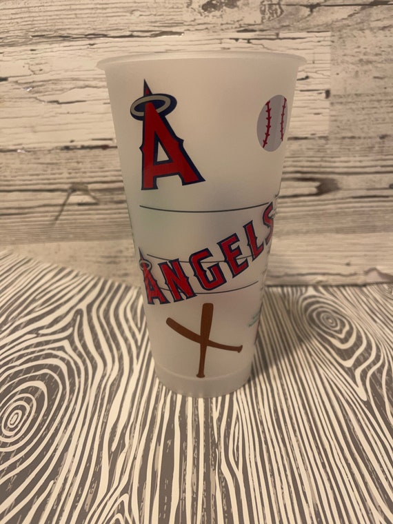Angels Starbucks Cup Angels Baseball Baseball Custom - Etsy