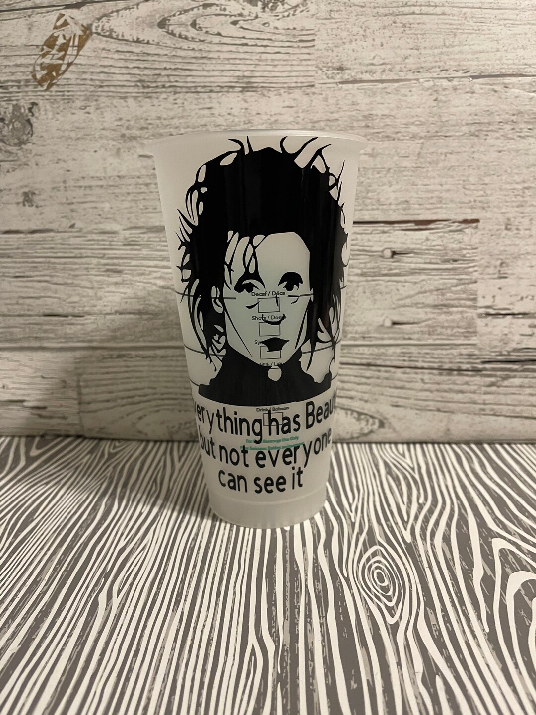Edward Scissors Hand Starbucks Cup, Starbucks Cold Cup, Tim Burton ...