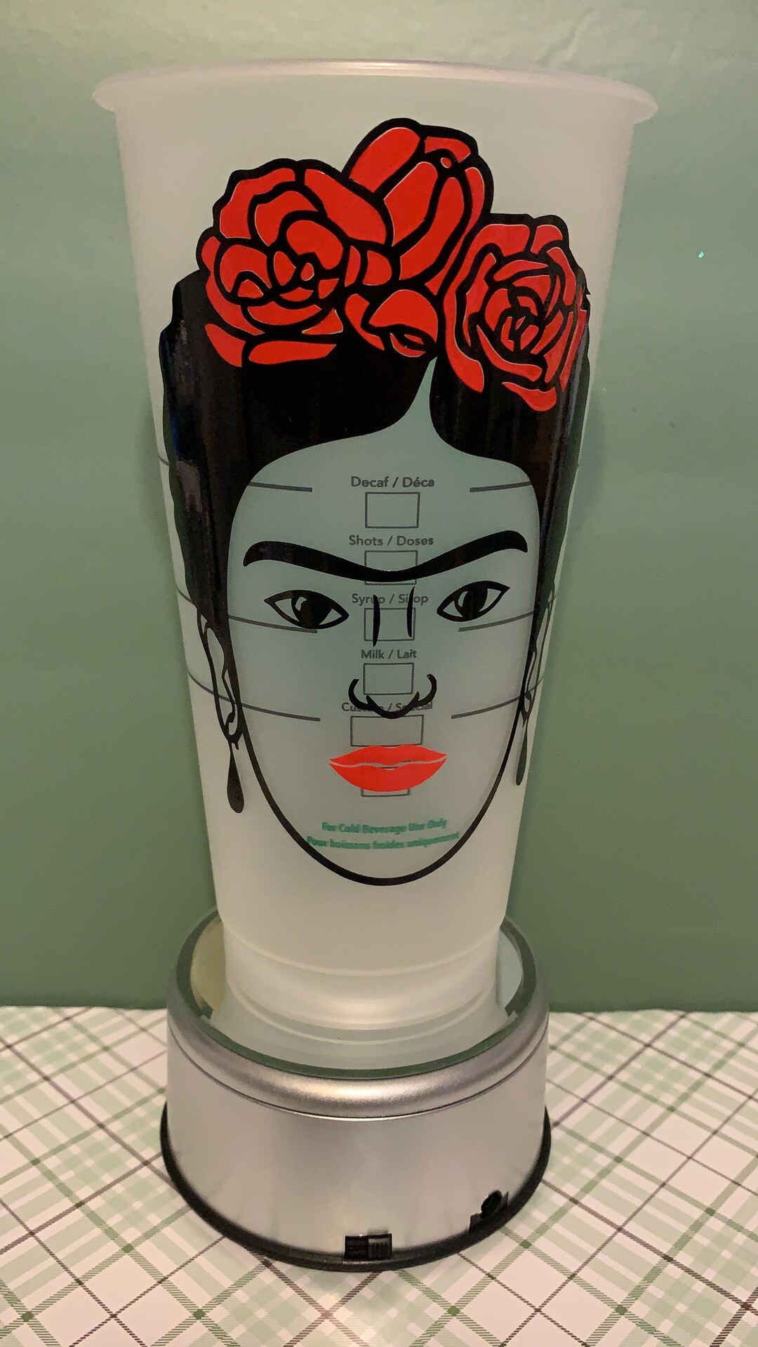 Frida Kahlo Starbucks Cup, Frida Kahlo, Starbucks Frida Cup - Etsy