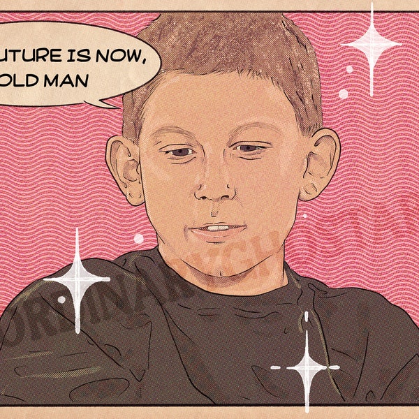 The Future is Now Old Man - Etsy