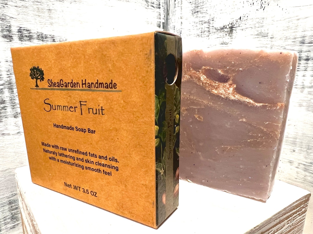 Summer Fruit Handmade Soap, Eco Friendly Plastic Free, Made With Vegan ...