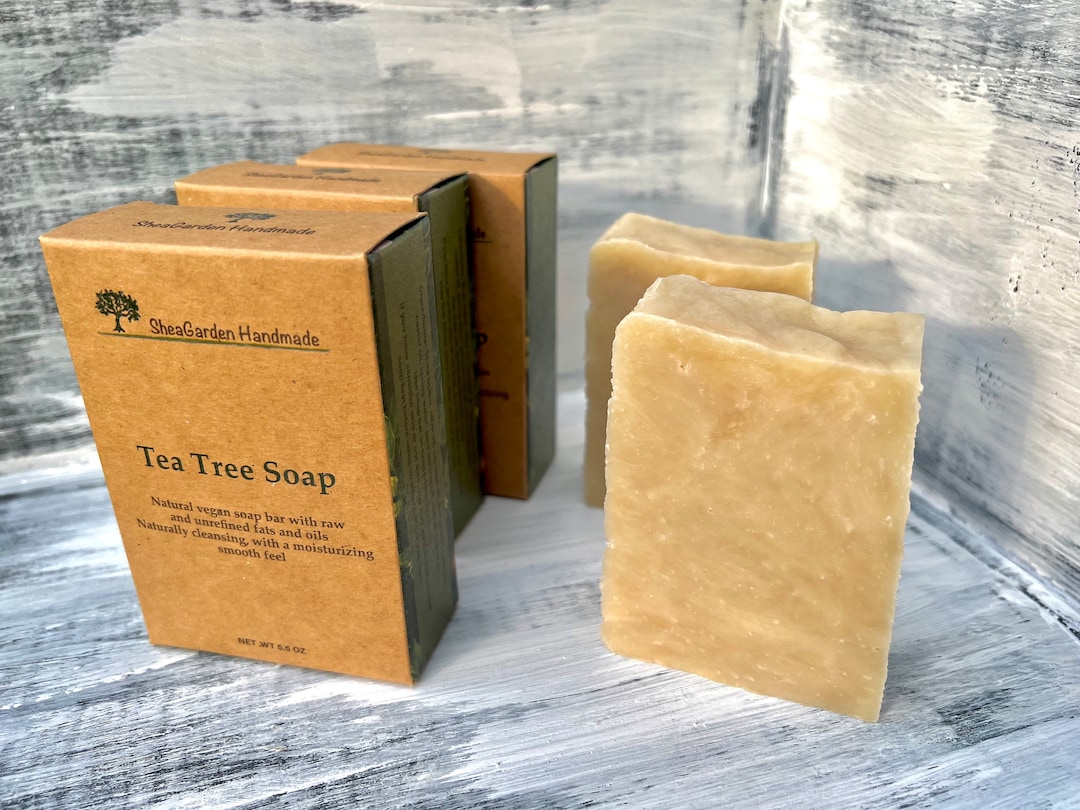 Tea Tree Soap, Premium Large Bar, Boutique Style Packaging, 5.5 Ounces ...