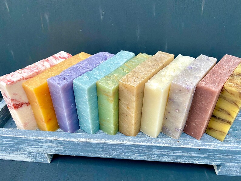 Bulk Soap Sampler Handmade Soap Variety Custom T Box Etsy
