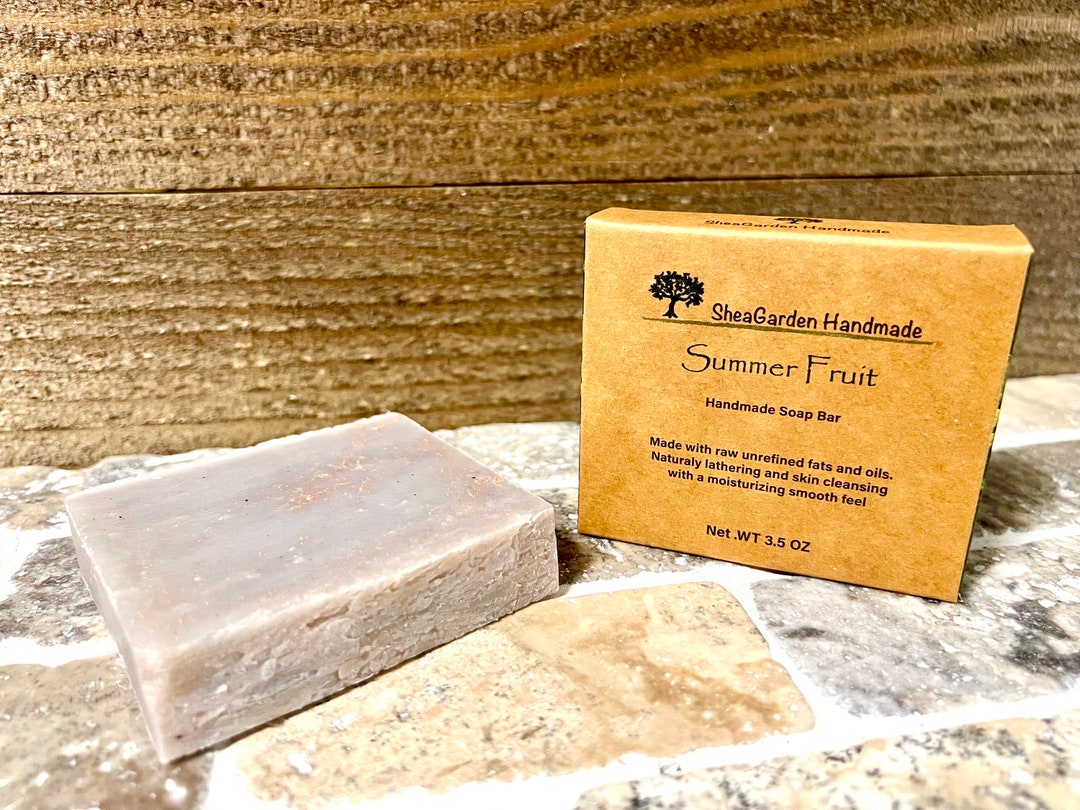 Summer Fruit Handmade Soap, Eco Friendly Plastic Free, Made With Vegan ...