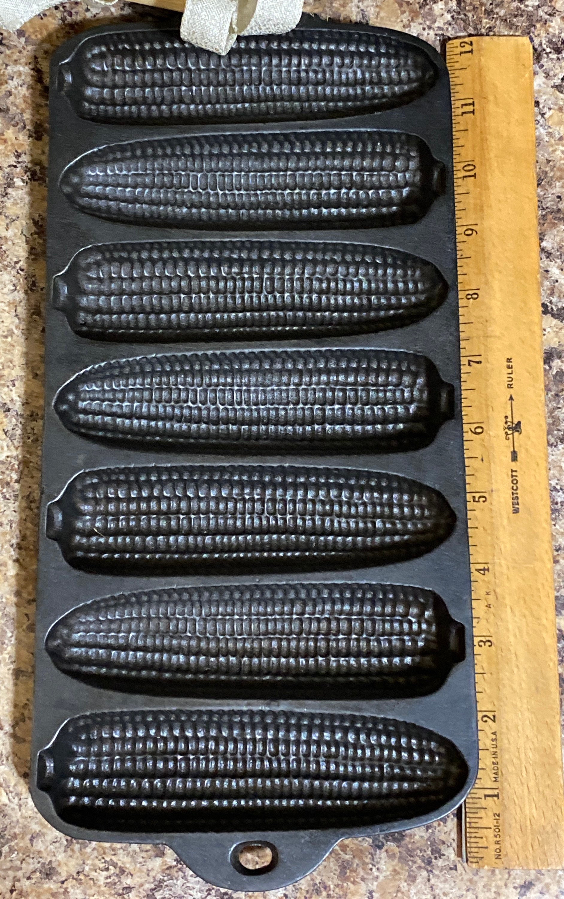Vintage Wagner-ware Junior Cast Iron Corn Muffin Pan - Etsy