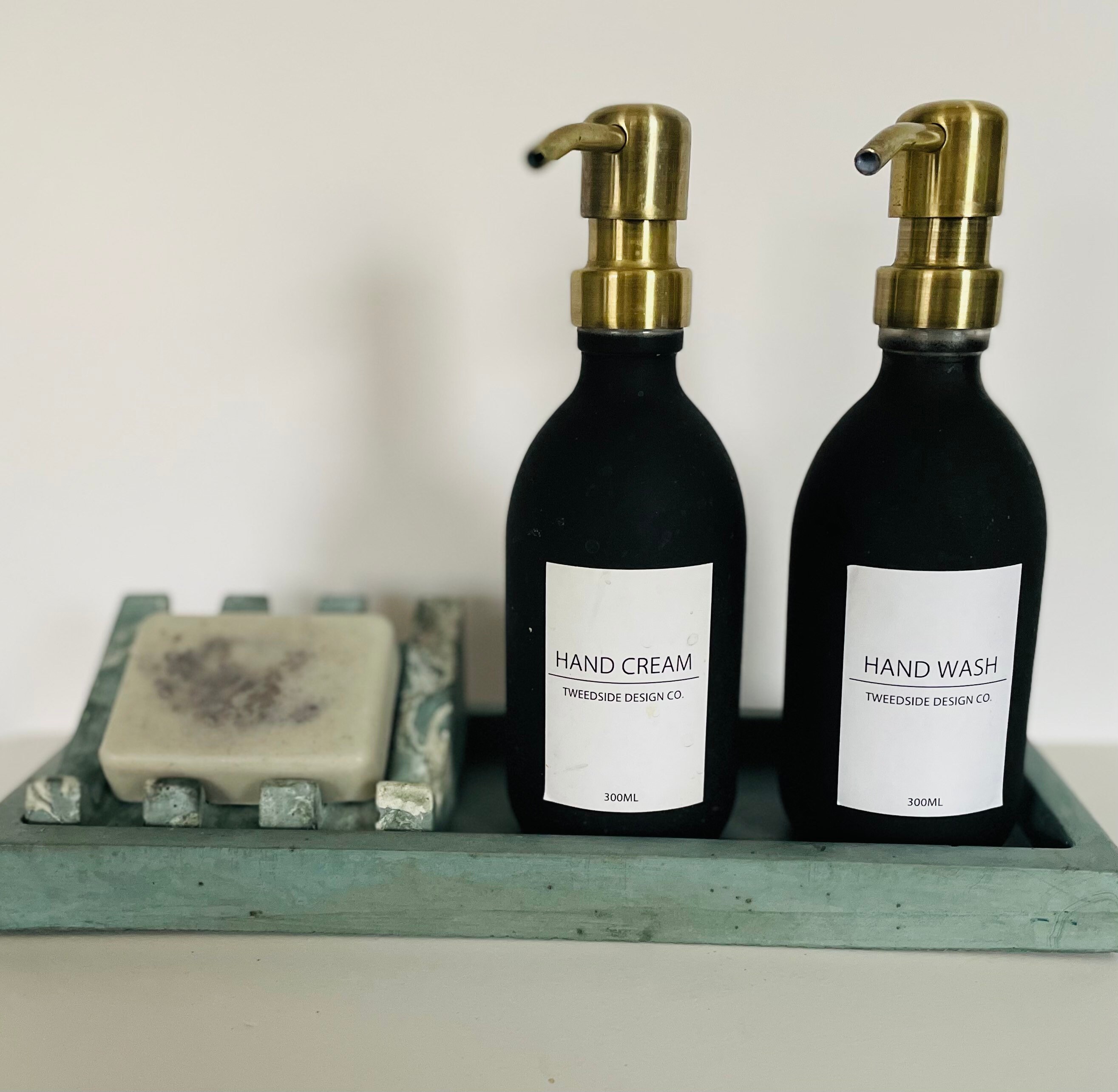 IMPERFECT Rectangle Concrete Tray in Green - Etsy UK