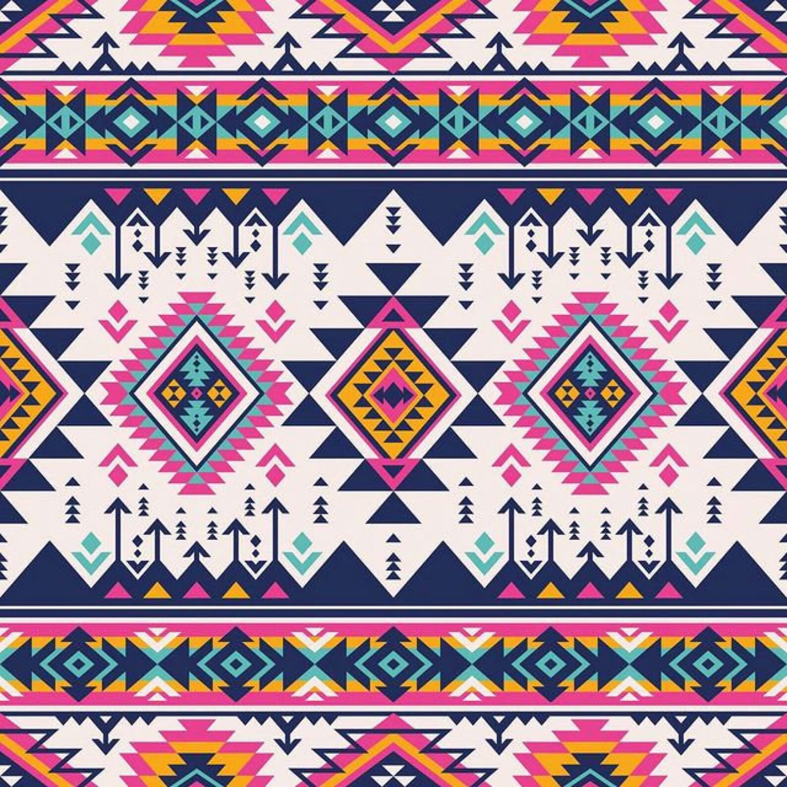 Outdoor Cushion Aztec Print Large Water Resistant 50 by 50cm - Etsy UK