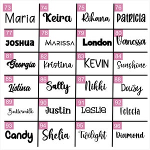Name Decal Custom Name Decal Custom Name Decal Name - Etsy