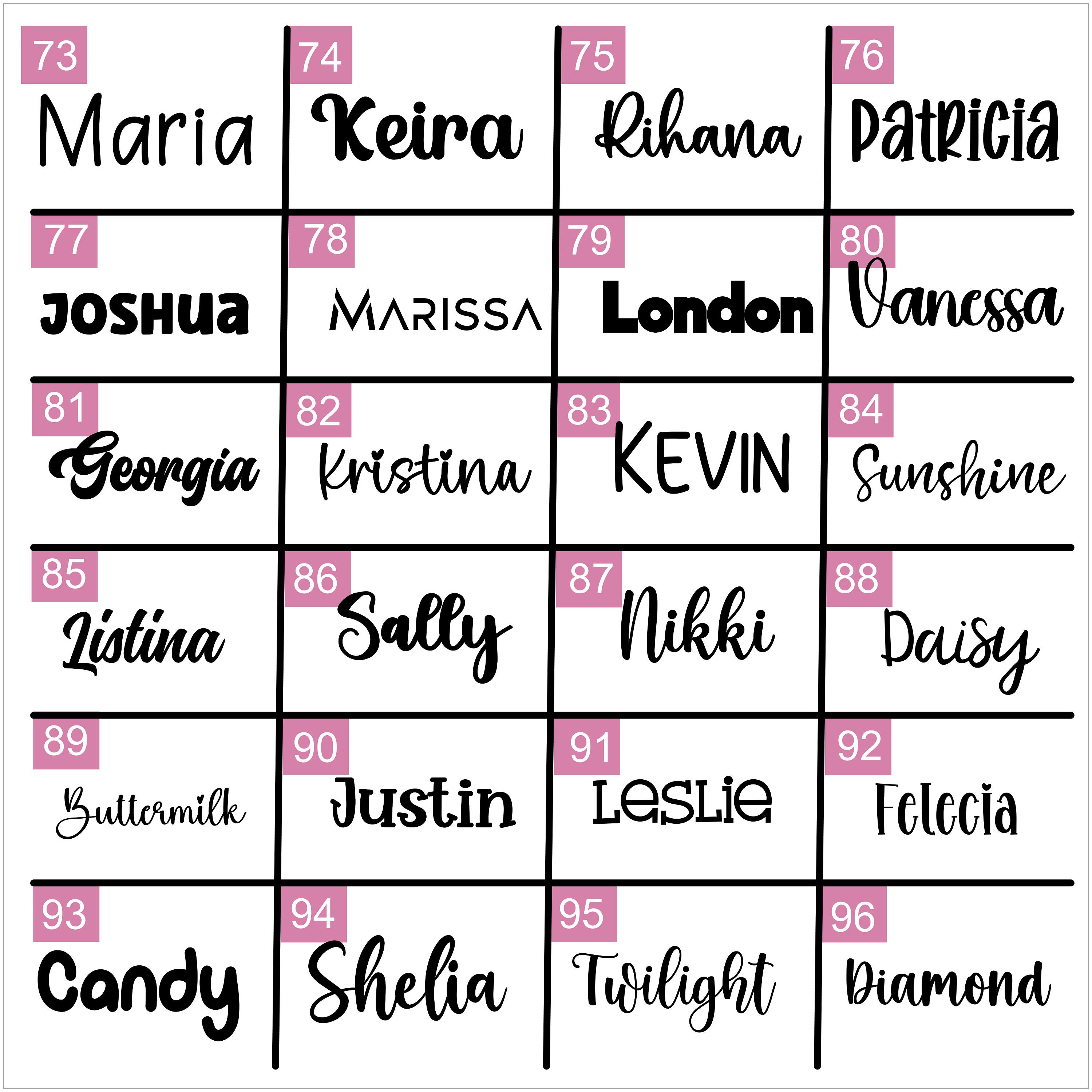 Name Decal Custom Name Decal Custom Name Decal Name - Etsy