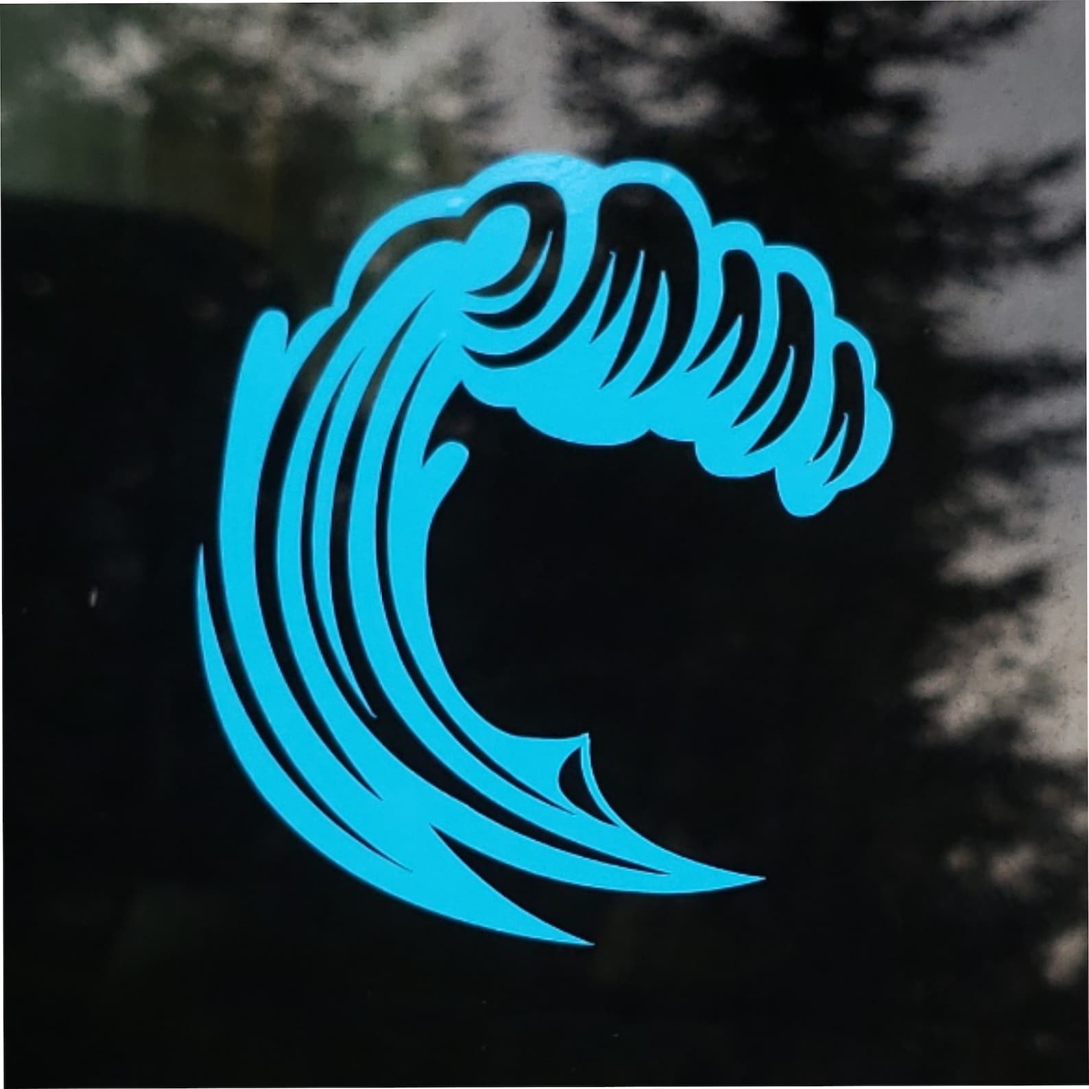 Ocean waves vinyl decal waves sticker for car nautical vinyl | Etsy