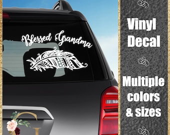 Grandma Car Decal | Etsy
