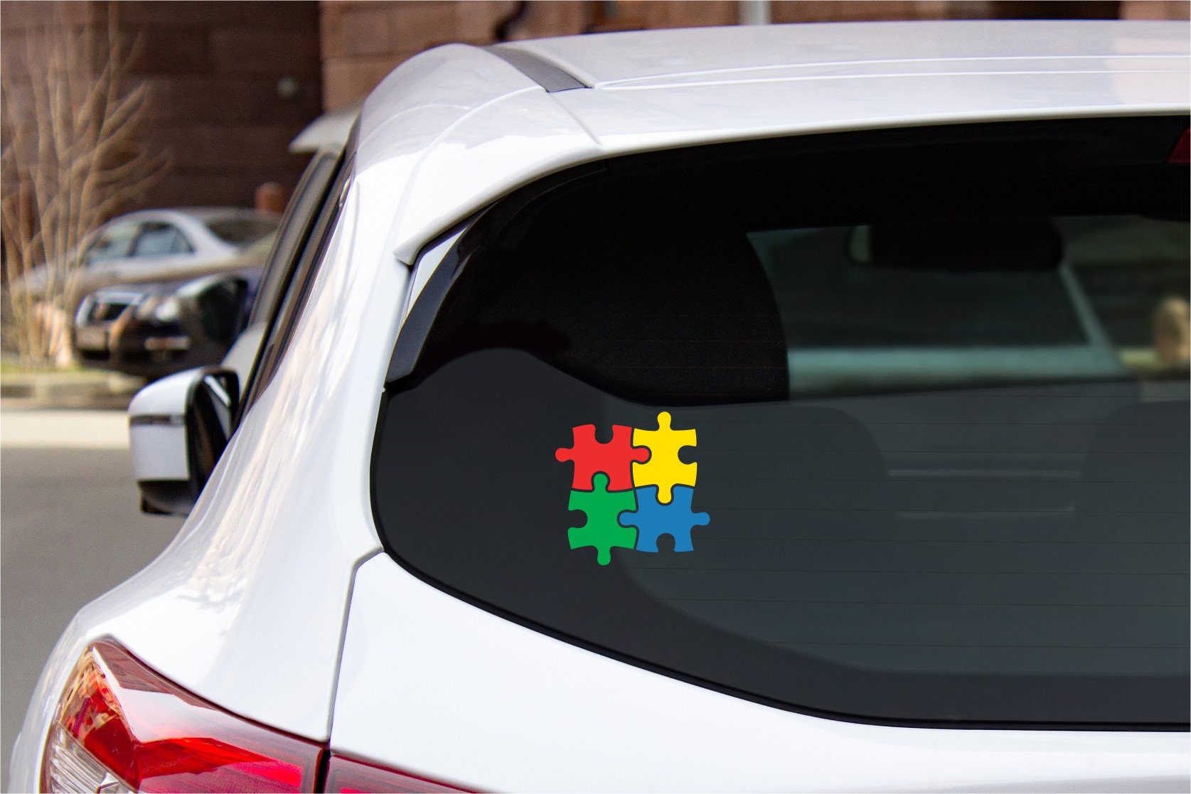 Autism Puzzle Piece Car Decal Puzzle Piece Sticker Vinyl - Etsy