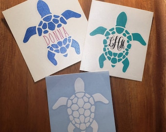 Sea Turtle Monogram | Etsy