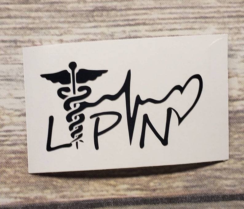 Nurse Vinyl Decal LPN Vinyl Decal Tumbler Decals Yeti | Etsy