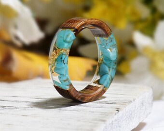 Wood Wedding Band | Etsy