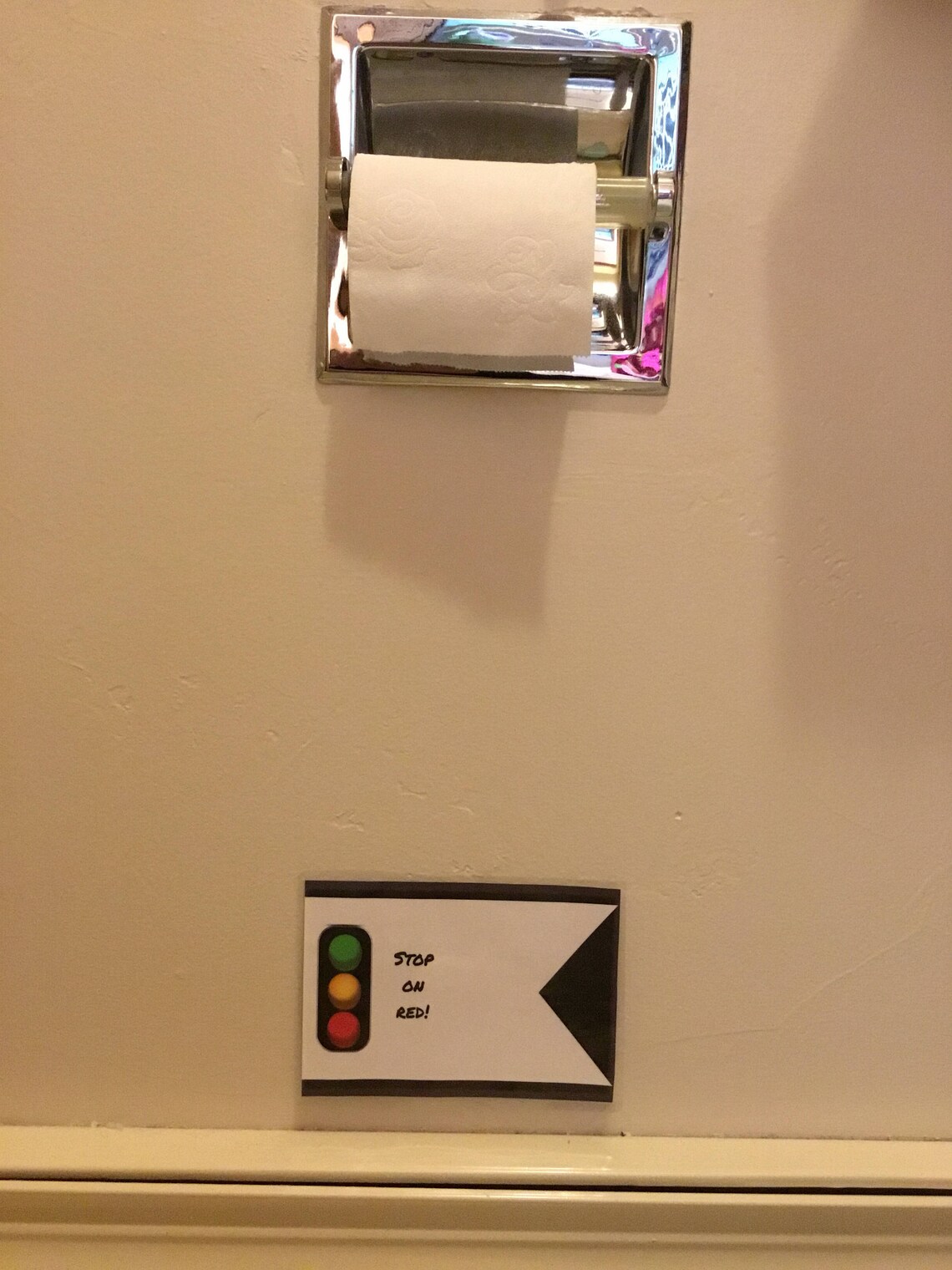 Toilet Paper Stop Sign - Etsy