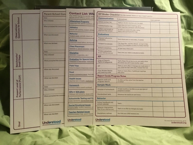 IEP Binder - Etsy
