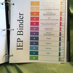 IEP Binder - Etsy