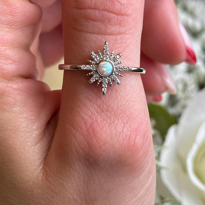 Starburst Opal Band - Etsy