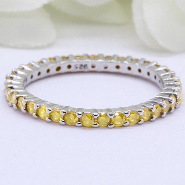 Yellow Topaz Ring - Etsy